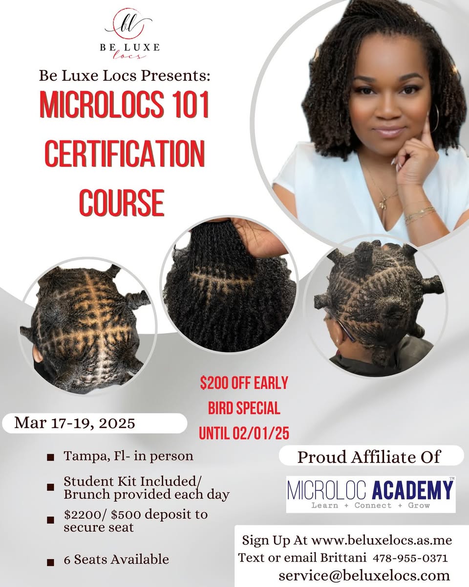 Microlocs 101 Certification Course - In Person & Virtual - March 17-19 ...